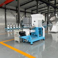 China 100-300kg/h Floating Fish Feed Pellet Making Machine Diesel Engine fish feed food pellet maker machine Price for sale
