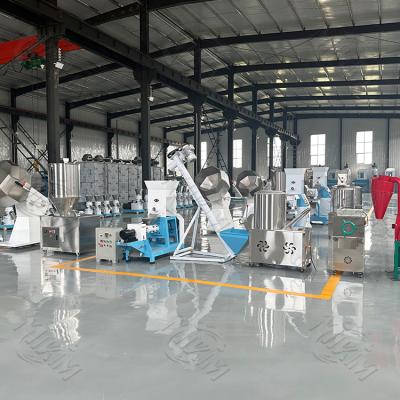 China Hot Selling New High Multi-Function  Small Floating Fish Feed Extruder Pellet Making Machine fish food production machine for home use 200kg/h 220V/380V for sale
