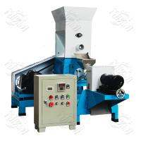China New Coarse Mill Dry Type Fish Feed Floating Shrimp Feed Pellet Puffing Machine Feed extruder for livestock breeding for sale