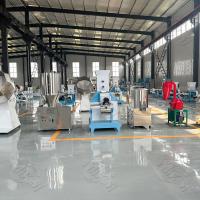 China Mini floating fish food extruder machine High Safety Floating Fish Feed Production Line 50-1200kg/h Capacity for sale