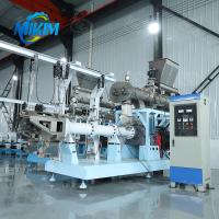 China High Efficiency Twin Screw Extruder for Continuous & Automatic Pet Food and Fish Feed Production with Various Shapes Moulds for sale