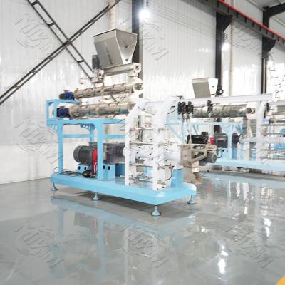 China Automatic Floating fish Food Extruder dog Food Pellet making Feeds Machine Plant for sale