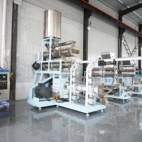 China High Capacity Twin Screw Wet Extruder Machine Twin Screw Wet Extruder / Expander for Floating Fish Feed and Pet Food Production for sale