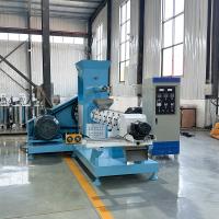 China Dry pet food manufacturing process Floating Fish Feed Mill Pellet Extruder Making Machine for Sale for sale