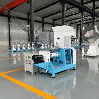 China Floating Fish Feed Food Processing Extruder Fish Food Pellet Making Machine Production Line for sale