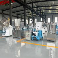China Floating Fish Feed Food Processing Extruder Fish Food Pellet Making Machine Production Line for sale