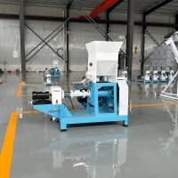 China Floating Fish Feed Food Processing Extruder Fish Food Pellet Making Machine Production Line for sale