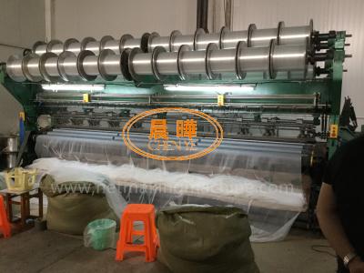 China Nylon Knotless Small Soft Hole Fishing Net Breeding Micro Net Making Machine for sale