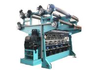 China Raschel Fishing Net Machine Pa Knotless Gray Color Safety Net Machine Supplier for sale