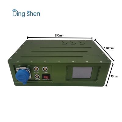 China Backpack COFDM HD Video Transmitter 3~5km Wireless AV Sender with Encryption for sale