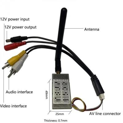 China 1.2G FPV Drones Video Transmitter 10km AV Wireless Sender Real-time Monitoring for sale