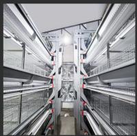China IoT Digital Management EGG CHICKEN CAGE BREEDING EQUIPMENT Horizontal Sliding Door for sale