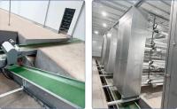 China Sturdy Durable Manure Treatment Equipment No Belt Deviation Low Noise No Chicken Stress for sale