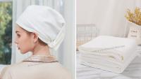 China Disposable Nonwoven Hair Towel Making Machine 100-200pcs/min for Hotel Spa Salon for sale