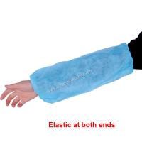 China Automatic Disposable Nonwoven Arm Sleeve Cover Machine 60-80Pcs/Min 220V for sale