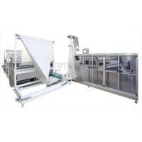 China Disposable Hotel Quilt Cover Bed Sheet Duvet Cover Folding Machine 380V 10kw 50-100 pcs/min for sale