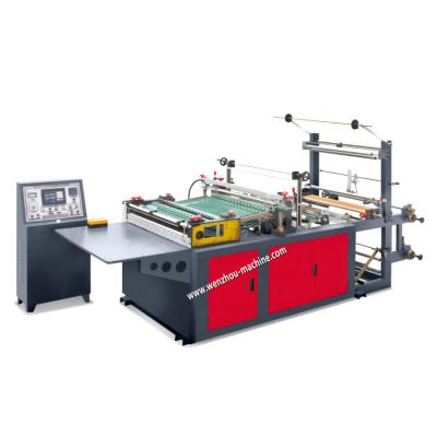 China Automatic OPP BOPP PE Adhesive Tape Plastic Bag Making Machine 580mm Width 240pcs/min for sale