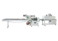 China High Speed Flow Pack Shrink Wrapping Machine 590mm Film Width 150 Bags per Minute for sale