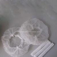 China Disposable Medical Head Cover Non Woven Bouffant Cap Making Machine for sale