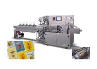 China Automatic Four Side Seal Horizontal Flow Wrapper 220mm Packing Size 30-120 Packs Per Minute for sale