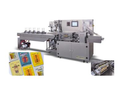 China Automatic Four Side Seal Horizontal Flow Wrapper 220mm Packing Size 30-120 Packs Per Minute for sale