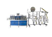 China Disposable Blank Face Mask Making Machine 180-210 pcs/min 2kw Fully Automatic for sale