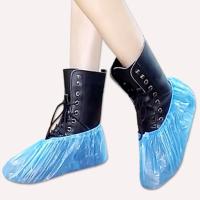 China Automatic Plastic PE Shoe Cover Making Machine 150-170 pcs/min 220V for sale