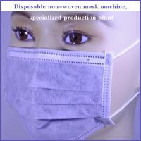 China Fully Automatic 3 Layer Inner Loop Medical Face Mask Machine 220V 40-50pcs/min for sale