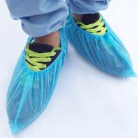 China Automatic Disposable Non Woven Shoe Cover Machine 110 pcs/min 220V for sale