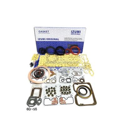 China 6D155 S6D155 6127-31-2140 6128-31-2140 OVERHAUL FULL GASKET SET for sale