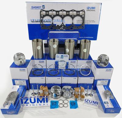 China 1582 6040 ISUZU 4LE2 4LE1 Excavator Engine liner kit overhaul repair kit for sale