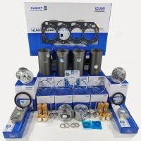 China 9260 ISUZU 4JJ1 4JG1 Excavator Engine liner kit overhaul repair kit for sale