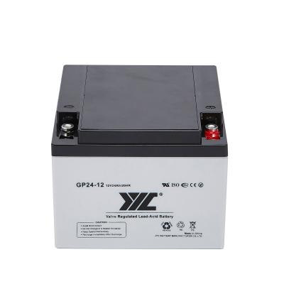 China 12V 24AH Fire Alarm Battery Replacement / Fire Control Panel Battery for sale