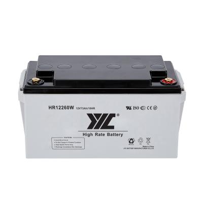 China High Rate Industrial UPS Power Supply Battery 12V 260W Maintenance Free for sale