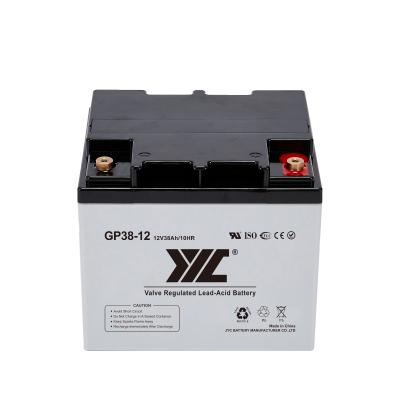 China 12V 38AH Valve Regulated Lead Acid Battery Backup For IT Cabinets Network Enclosures for sale