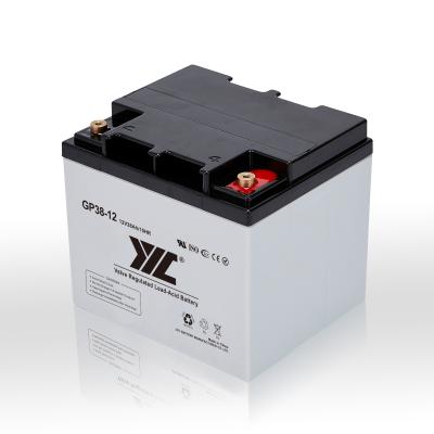 China Centralized Emergency Lighting Battery 12V 38AH For Modern Building Safety Systems for sale