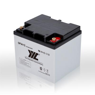 China Deep Cycle Security System Battery 38Ah 12V CCTV Surveillance Battery for sale