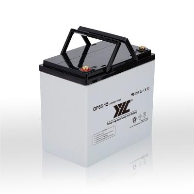 China 12V 55AH Modern Data Center Battery IT Cabinet Backup Battery for sale