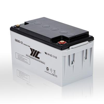 China Industrial Gel Lead Acid VRLA Battery 12V 65AH For Industrial Backup Power for sale