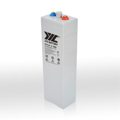 China Industrial VRLA Battery 2V 500AH Long Cycle Life for Power Plant Energy Storage for sale
