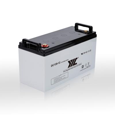 China Industrial VRLA Battery DC12V 120AH Diesel Generator Starting Battery for sale