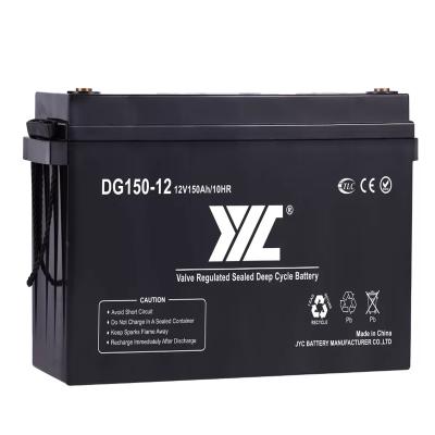 China Deep Cycle Solar Storage Battery 12V 150AH Lead Acid Solar Battery for sale