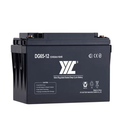 China Energy Storage Solar Battery 12V 65AH Lead Acid Battery Solar Storage for sale