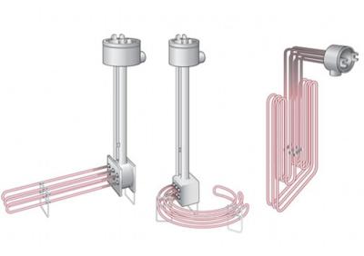China Tubular Element PTFE Over The Side Tank Heater , Immersion Over The Side Heater for sale