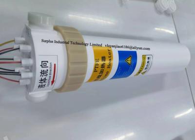 China PTFE Ultrapure Water Inline Heater 230V 3P 10KW for Semiconductor and Solar Manufacturing for sale