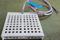 China 230V Single Phase 2.5KW PTFE Immersion Heater 280x280x45mm PFA Frame for sale