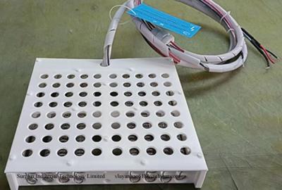 China 230V Single Phase 2.5KW PTFE Immersion Heater 280x280x45mm PFA Frame for sale