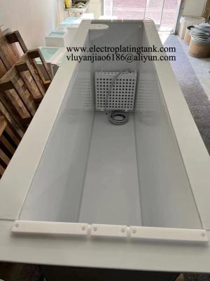 China 2000*500*1000MM Inner PTFE Outside Stainless Steel Electropolishing Tank With PTFE Heater for sale