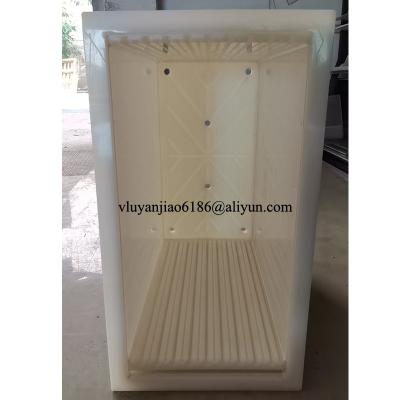 China White PP Plating Tank With Small Slots For Cu-Plating for sale