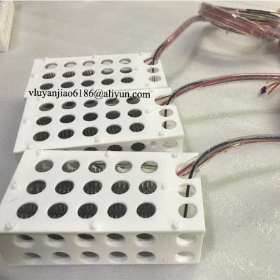 China Frame Heater 110×210×60mm 230V 1P 1.5kw PTFE Immersion Heater With J-Type Thermocouples for sale